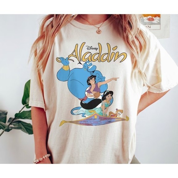 Shirts | Disney Aladdin Shirt Aladdin Shirt Aladdin And Jasmine ...